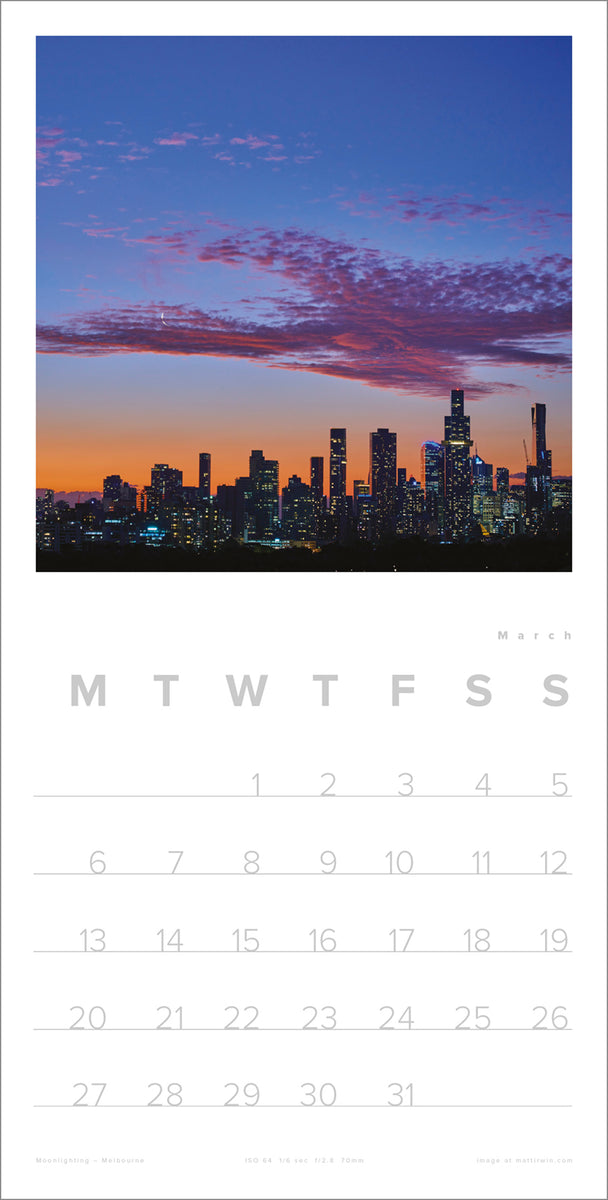 Matt Irwin Calendar 2023 Melbourne Photography Wall Calendar – matt irwin